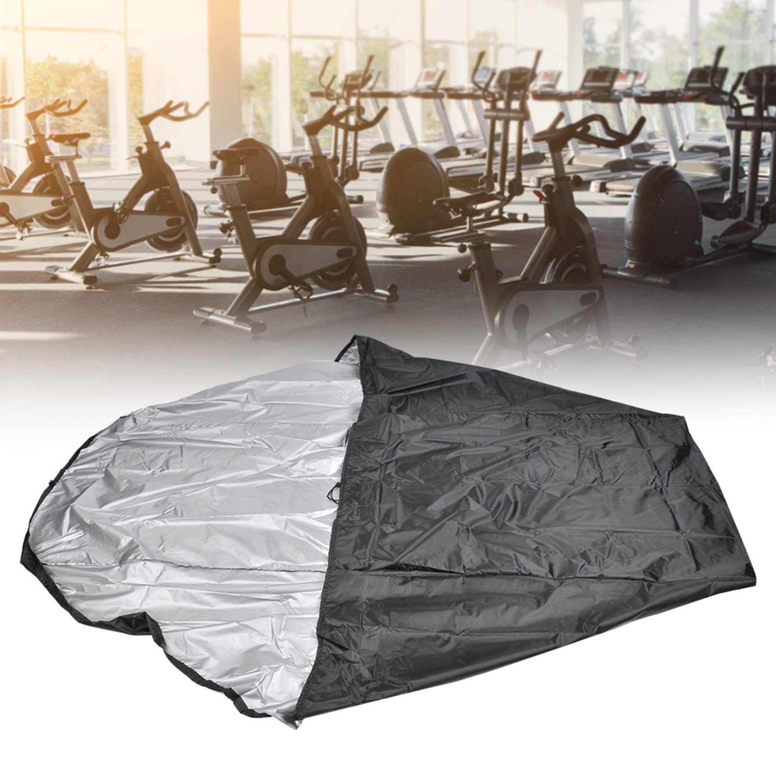 Treadmill Cover, Indoor Outdooor Waterproof Treadmill Cover Running Jogging Machine Dustproof Shelter Protection Universal Folding Dust Covers