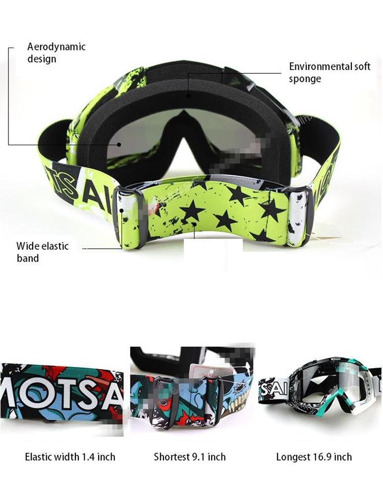 Wonzone Motocross Winter Sports Snowmobile Snowboard Ski Goggles Anti-Fog UV Protection,Windproof Eyewear Protective Glasses (Pink, Clear)