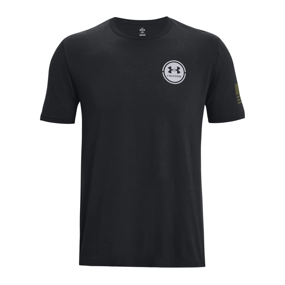 Under Armour Men's Tactical Mission Made T-Shirt, (001) Black / / Marine OD Green, XX-Large