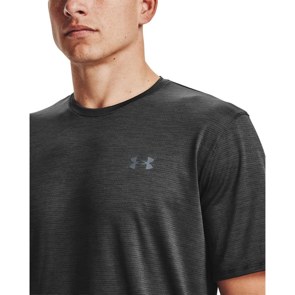 Under Armour mens Training Vent 2.0 Short-Sleeve T-Shirt , Black (001)/Pitch Gray , X-Large