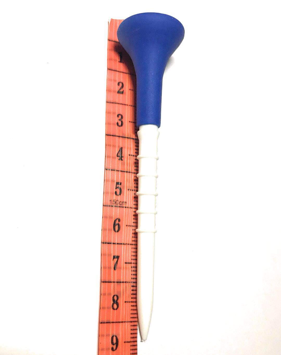 THF Depth Mark Plastic Golf tess with Wide Soft Rubber Cover 3 1/4 83mm Pack of 50 Almost Unbreakable