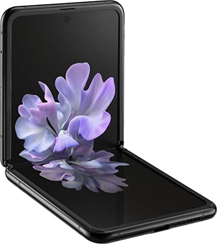 Samsung Galaxy Z FLIP SM-F700U1 Factory Unlocked (ATT, TMOBILE, VERIZON, Sprint) - US Warranty (Mirror Black)