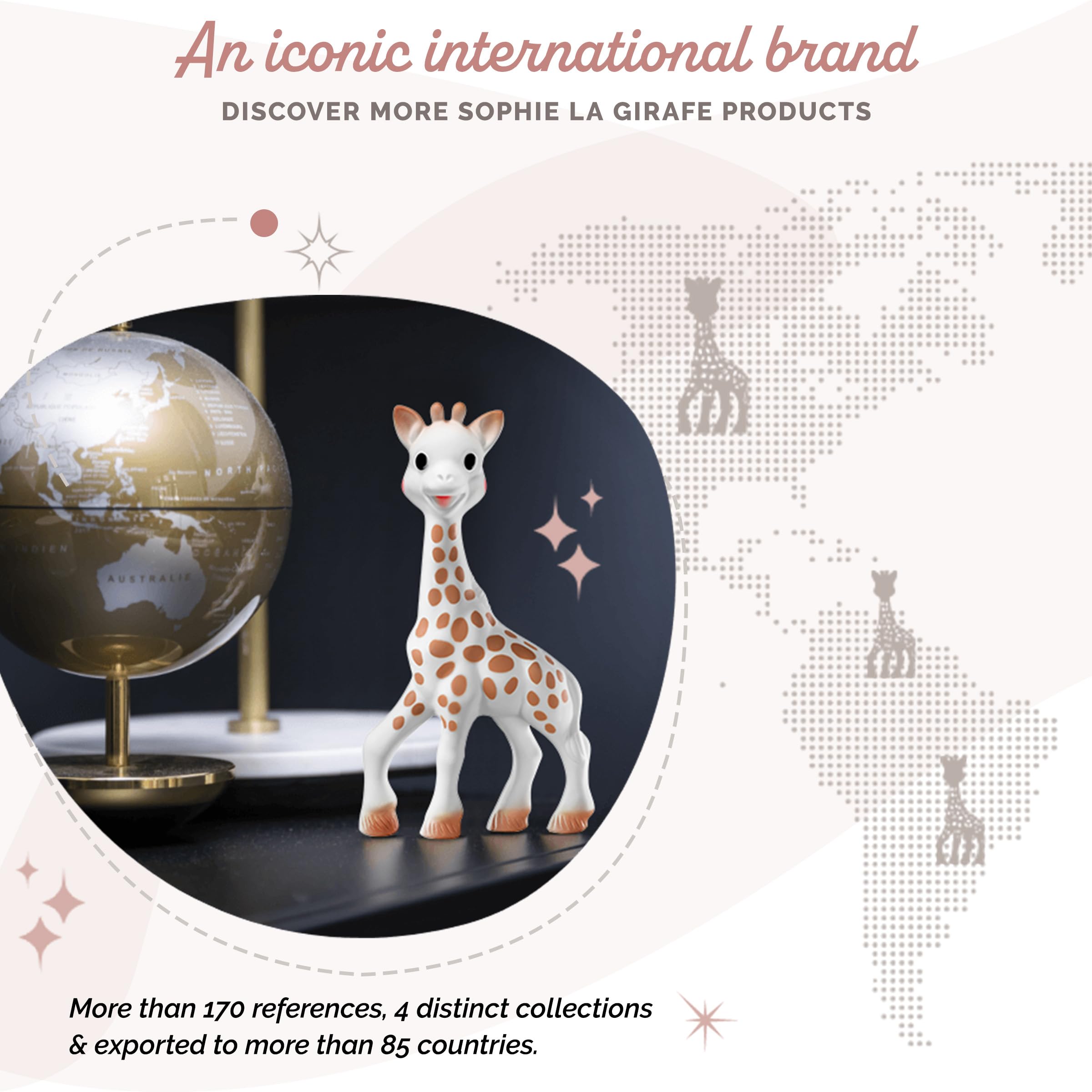 Sophie la girafe | Gift Set | Includes Sophie Doux Blanket | Ultra-Soft Blanket | Warm Cocoon of Softness | Comfort & Soothe | Awaken All 5 Senses