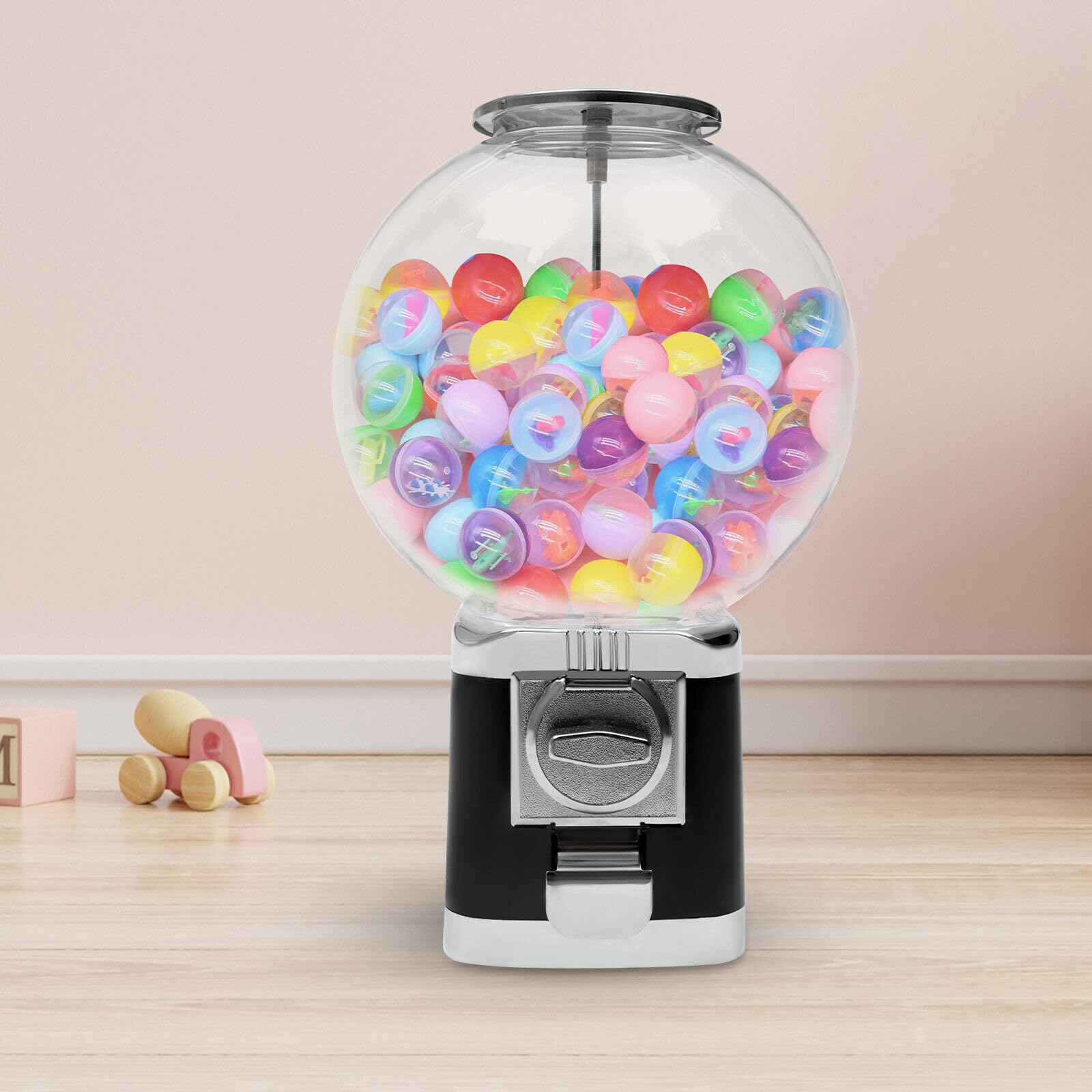 Vending Machine,Candy Gumball Machine,Candy Vending Machine with Locks,1.26'' Ball Bulk Candy Dispenser Machine for Game Stores & Retail Stores (Style 1)
