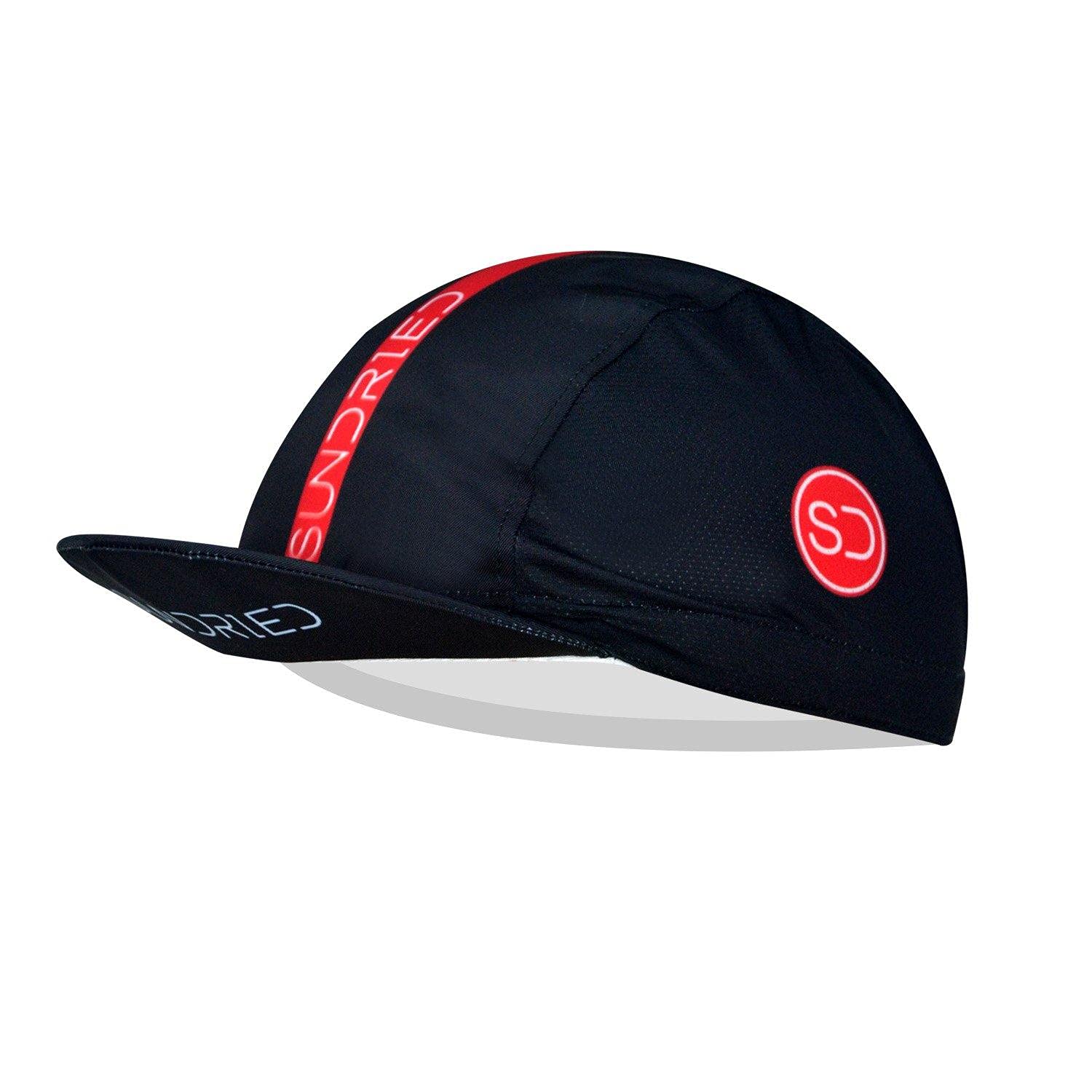 Sundried Cycling Under Helmet Skull Cap Cycling Hat Accessories Bicycle Cap (Black, OneSize)