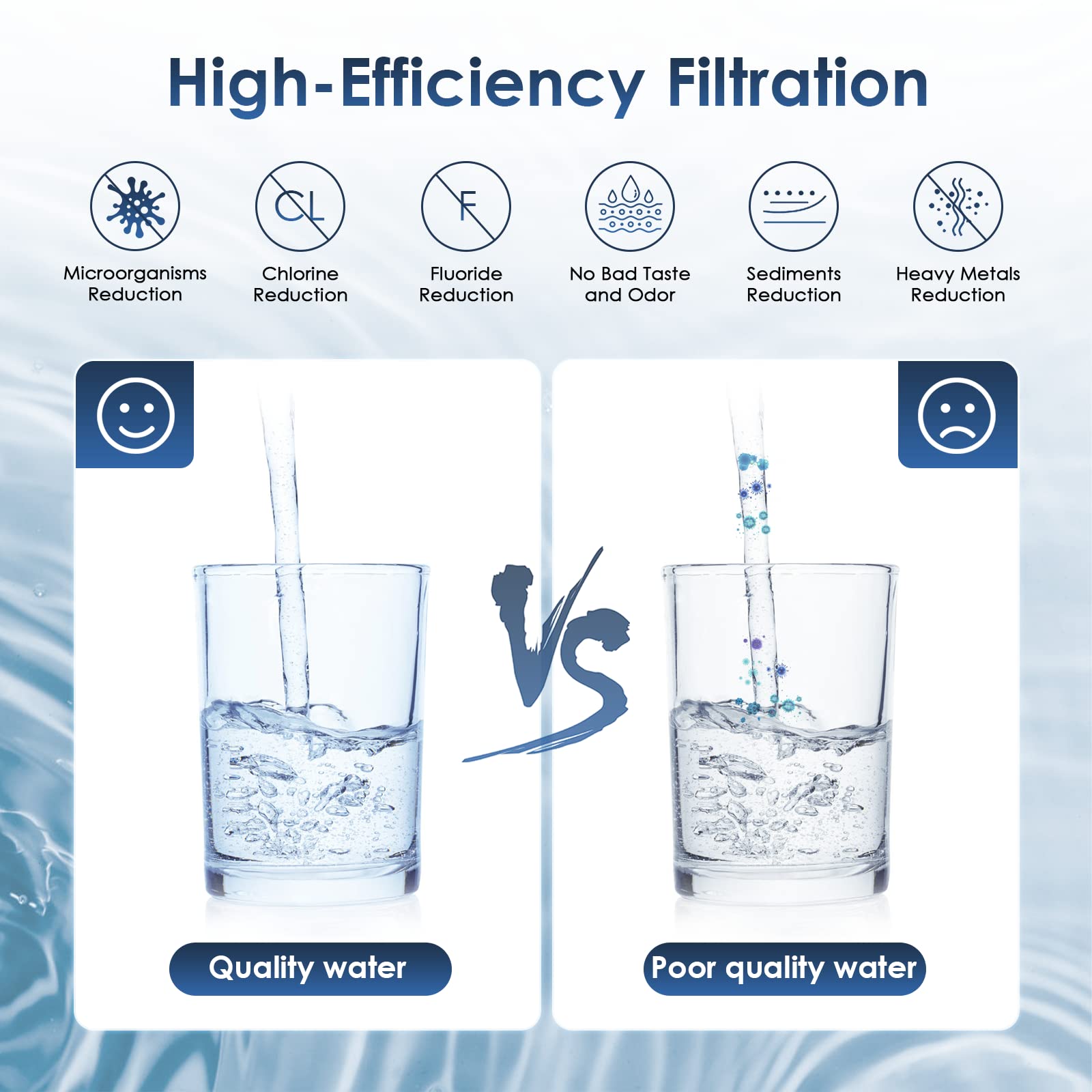 Water Filter Replacement & Primer Hand-Powered Filter Primer Pump For Activated Carbon Water Filter Pack of 2, Compatible with Berkey Big, Light, Imperial, Travel Series