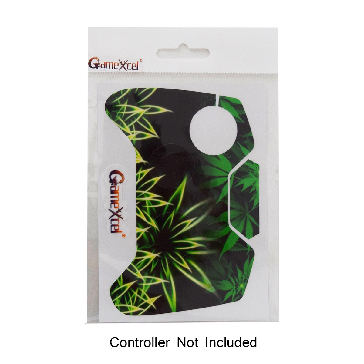 Skins Stickers for Xbox One Games Controller - Custom Orginal Xbox 1 Remote Controller Wired Wireless Protective Decals Covers - High Gloss Protector Accessories - Weeds Black