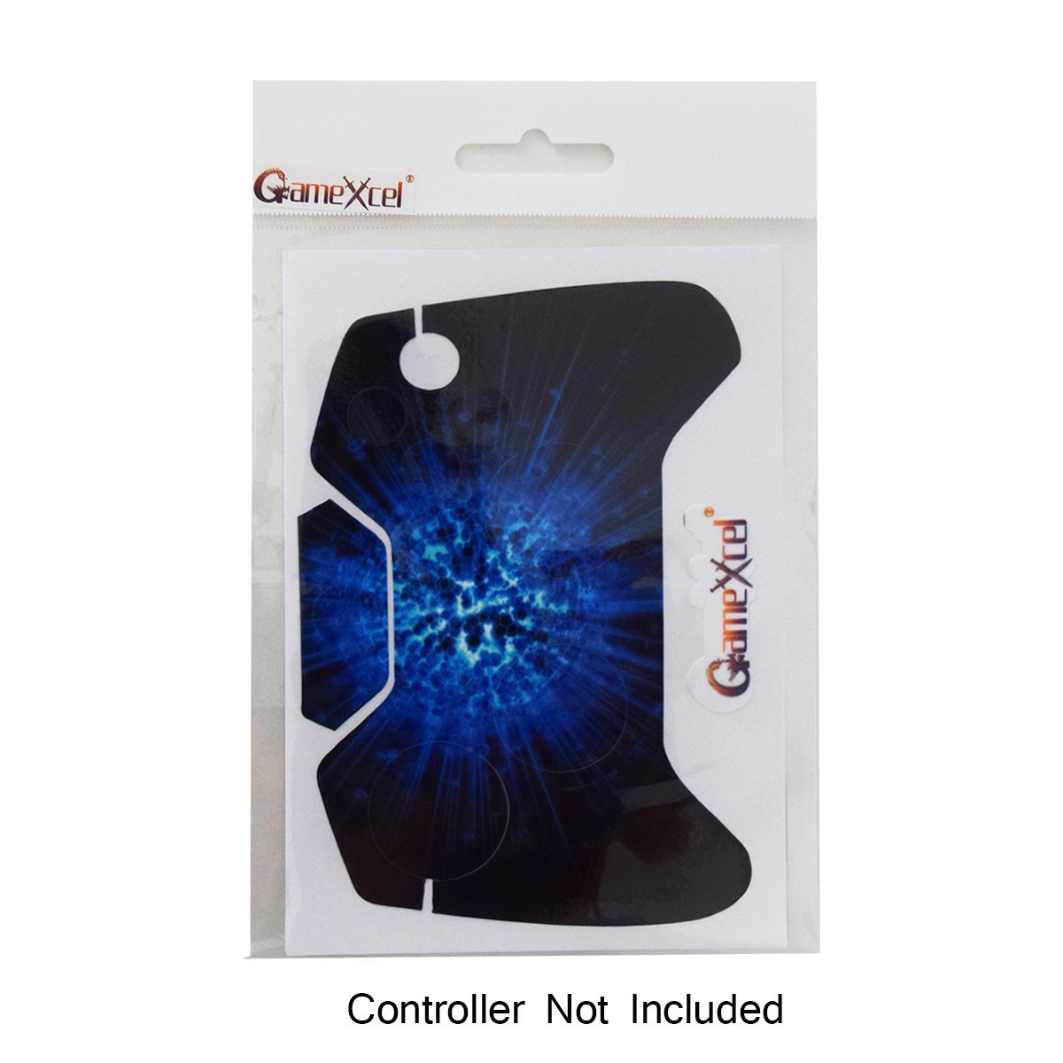 Skins Stickers for Xbox One Games Controller - Custom Orginal Xbox 1 Remote Controller Wired Wireless Protective Decals Covers Protector Accessories - Blue Explosion