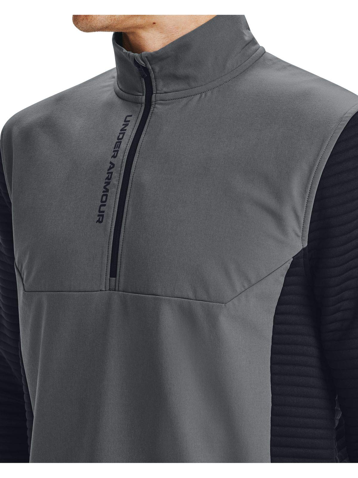 Under Armour Storm Evolution Daytona 1/2 Zip, Pitch Gray (012)/Black, Large