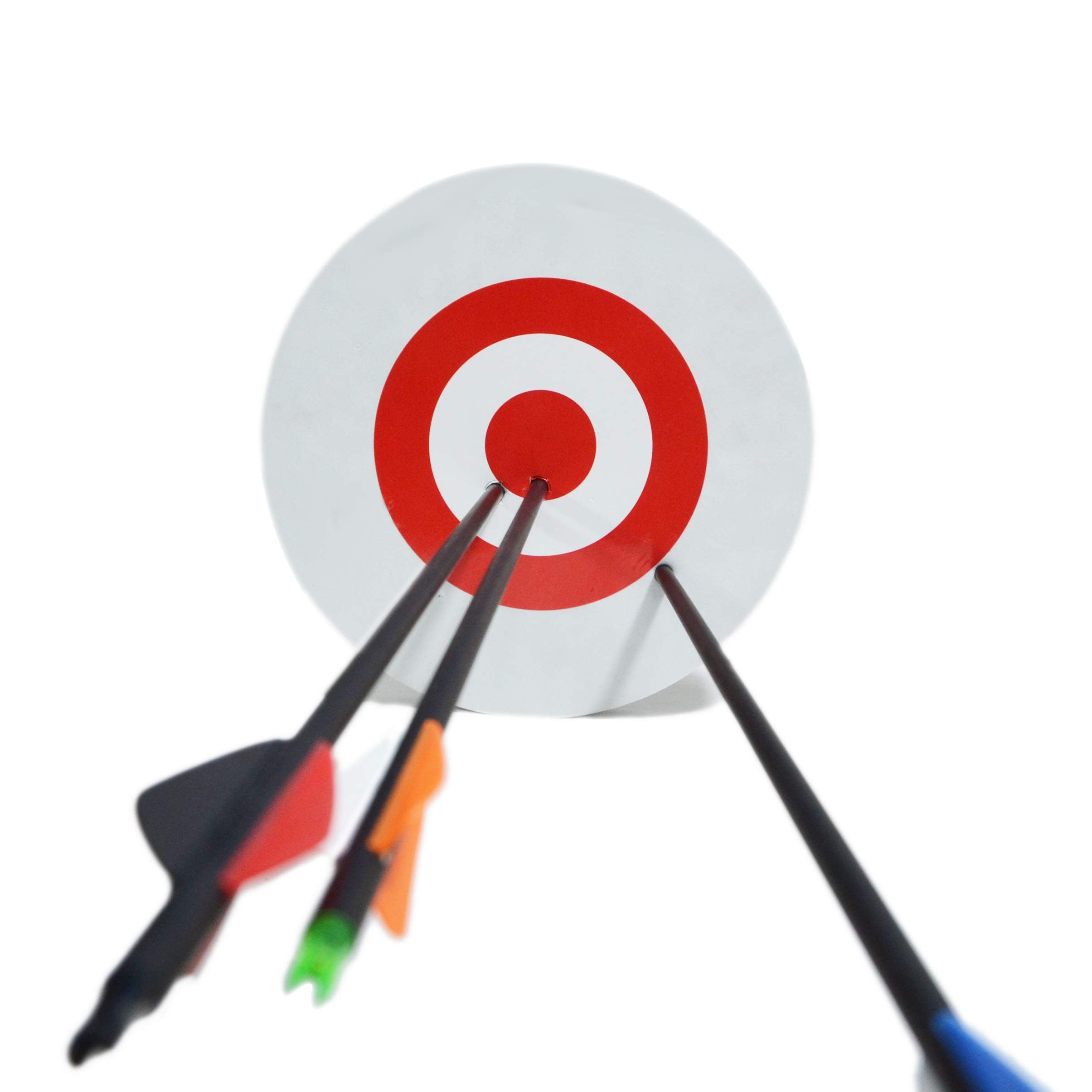 VNAKER 1pc Round EVA Arrow Target, Portable Youth Archery Arrow Target for Shooting Practice(Green)