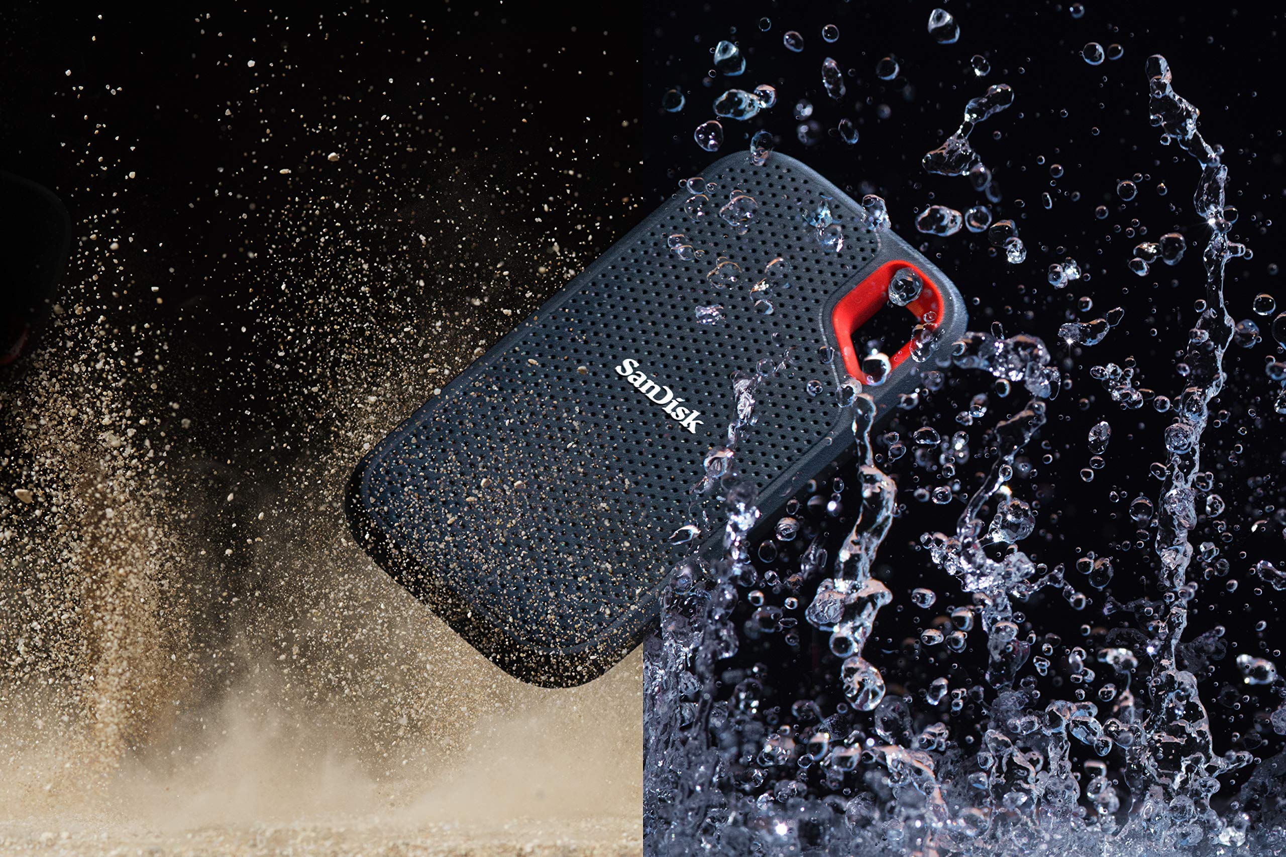 SanDisk 1TB Extreme Portable External SSD - USB-C, USB 3.1 - SDSSDE60-1T00-G25 (Renewed)