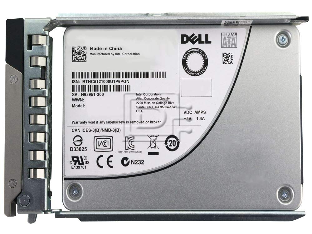 The Nekid Cow 400-ATGU TNC Genuine 400-ATGU / 5VJ1G 480GB 25 MLC SATA Solid State Drive Kit