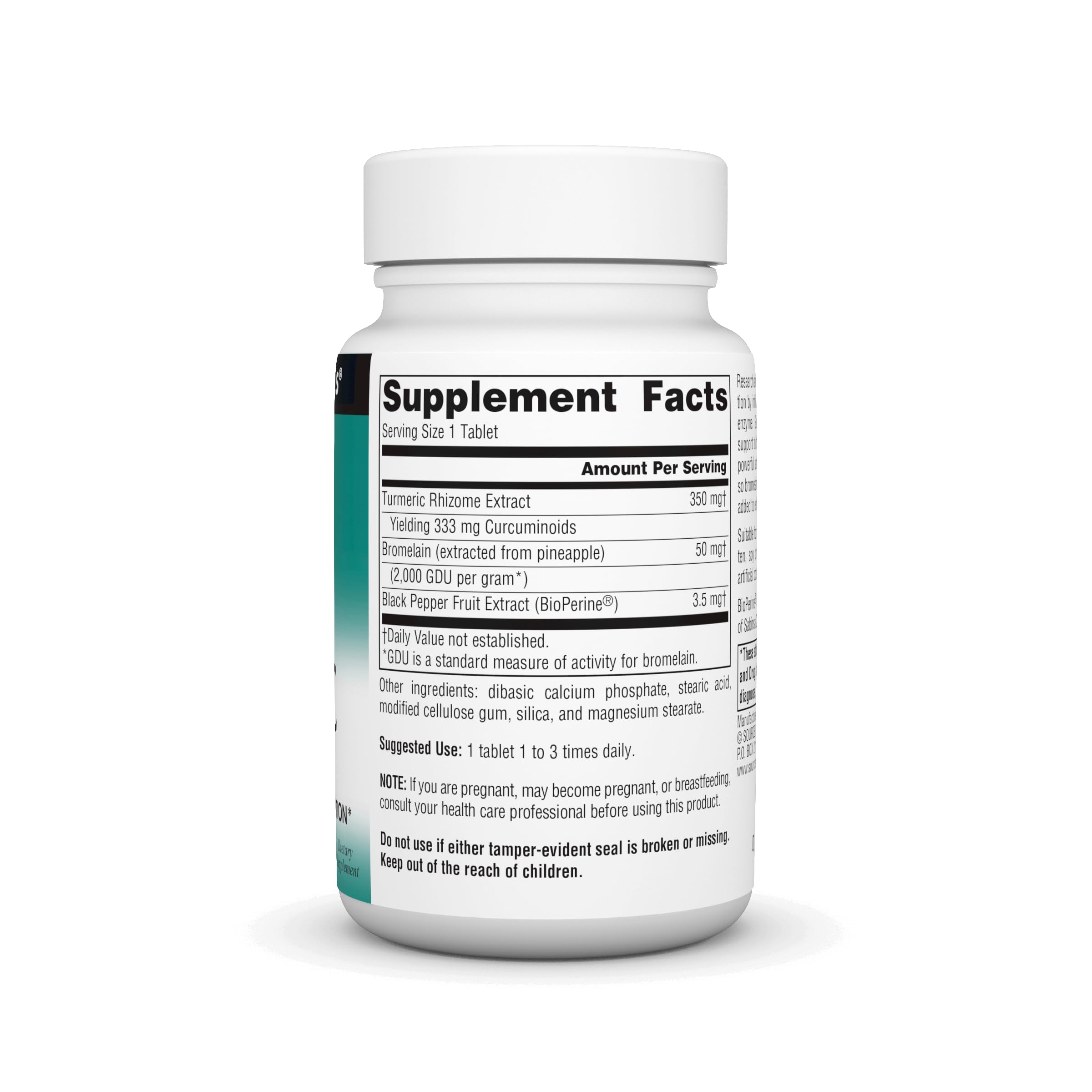 Source Naturals Turmeric Extract - Supports Healthy Inflammatory Response* - 100 Tablets