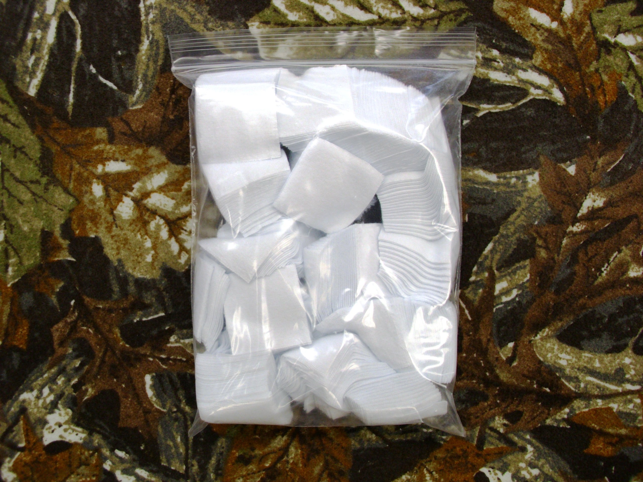Skyline Center Inc. - Gun Cleaning Patches - 1 3/4" Square Bulk 500ct. - 7mm - .38/.357 Caliber - 9mm - Made in USA