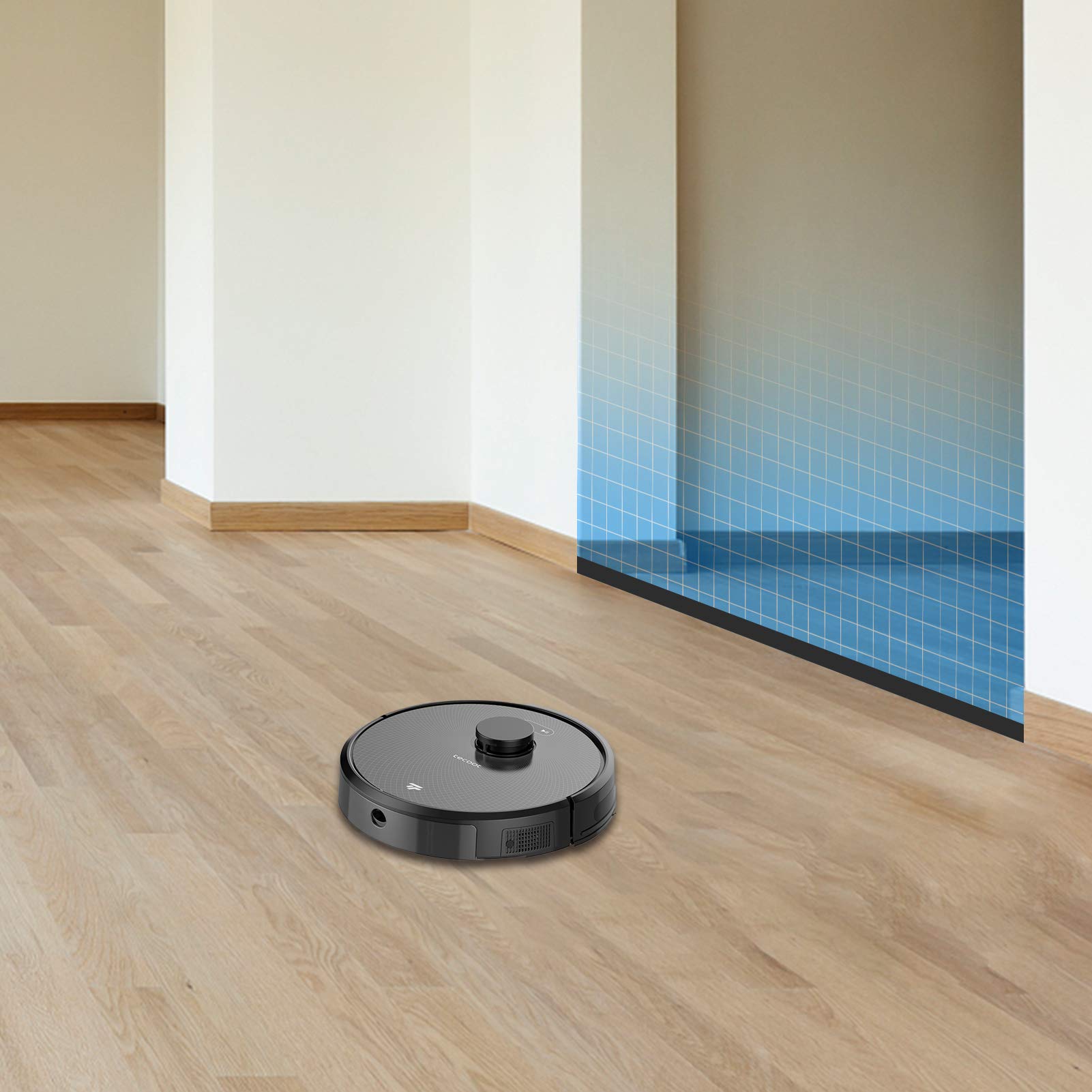 TECBOT Boundary Markers Strips Magnetic Tape Compatible with Eufy, Neato, Shark ION Robot Vacuum Cleaners, 3.28 Feet