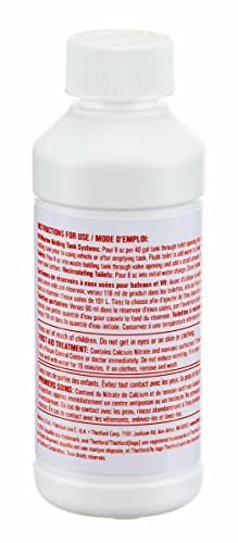 Thetford AquaBio 96604 RV Holding Tank Treatment Citrus Twist Scent, Formaldehyd Free 6 Pack of 8 Oz Liquid Orange