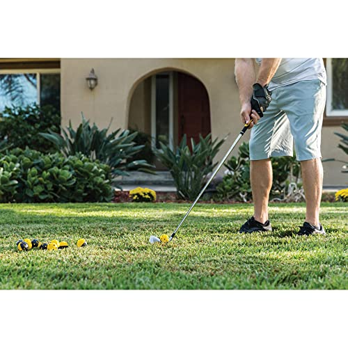 SKLZ Limited-Flight Practice Impact Golf Balls, 12 Pack,Yellow