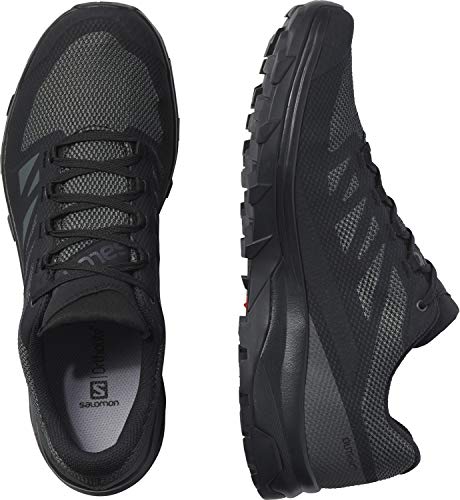Salomon Outline Gore-TEX Hiking Shoes for Men, Black/Phantom/Magnet, 10.5