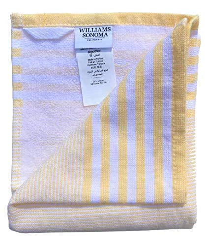 Williams-Sonoma Absorbent Kitchen Towels Multi-Pack, Set of 4 (Lemon Yellow)