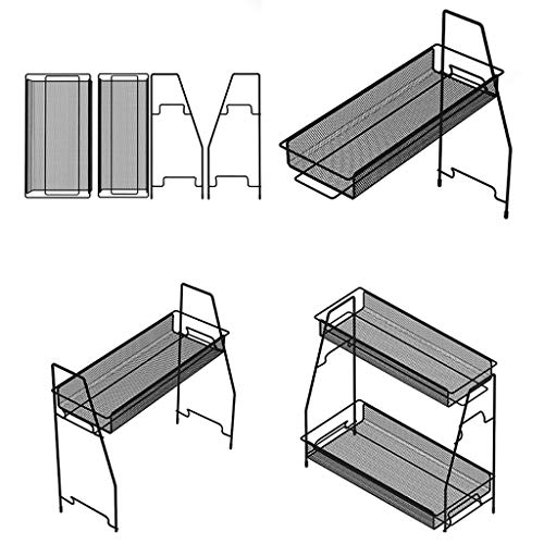 Saladplates-LXM Bookshelf, Display Shelf Rack, Modern Metal Organiser Storage Rack Floor Standing Shelves with Open Design for Home Office Living Room