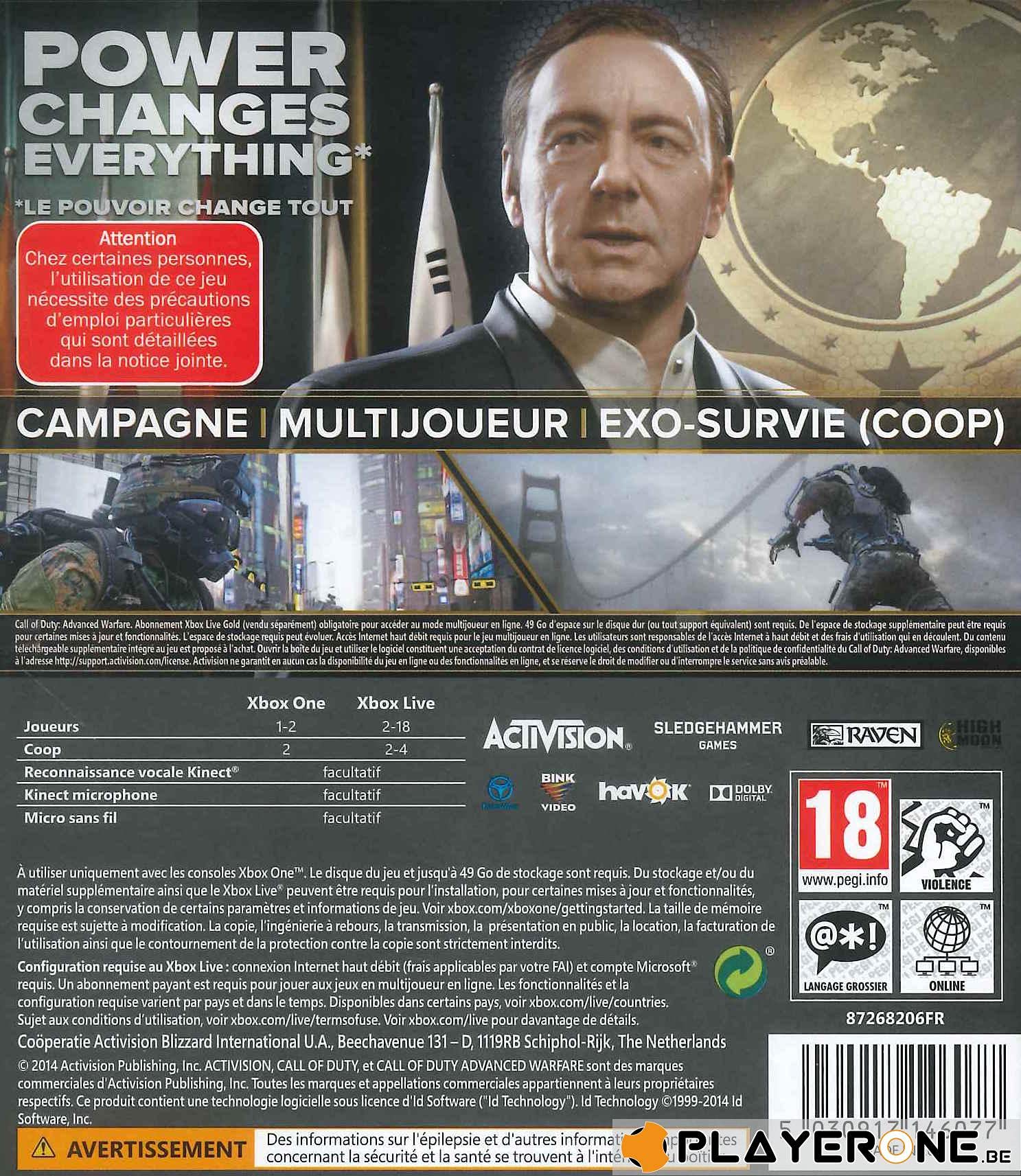 Third Party Call of Duty, Advanced Warfare Xbox One (English)
