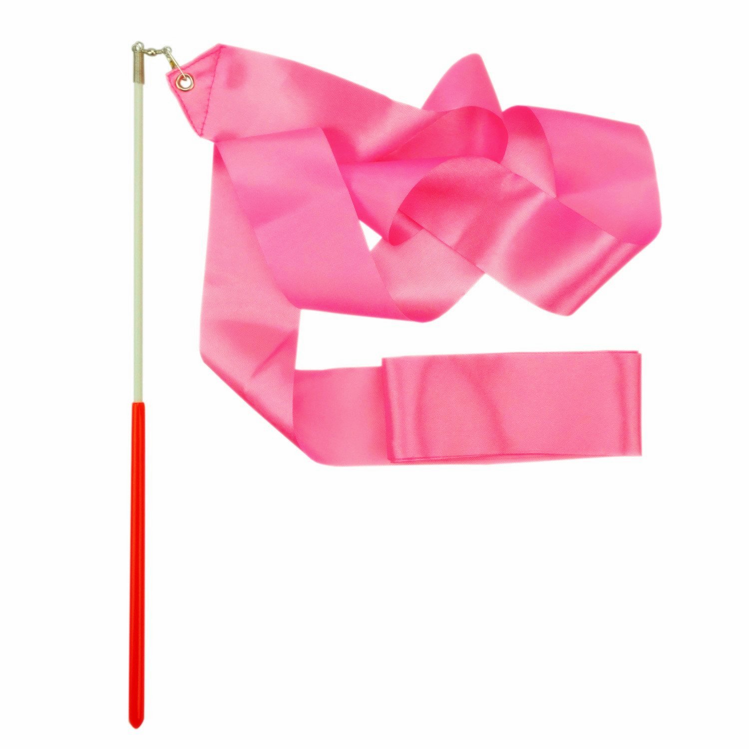 Shxstore Rhythmic Gymnastics Ribbon, Praise Dancing Streamers for Kids, Red, 1 Set