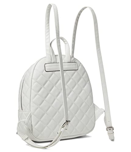 Steve Madden Bjordan Quilted Backpack White Solid Quilted One Size