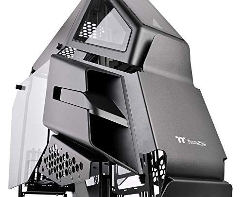 Thermaltake AH T600 Helicopter Styled Open Frame Tempered Glass Swing Door E-ATX Full Tower Case CA-1Q4-00M1WN-00