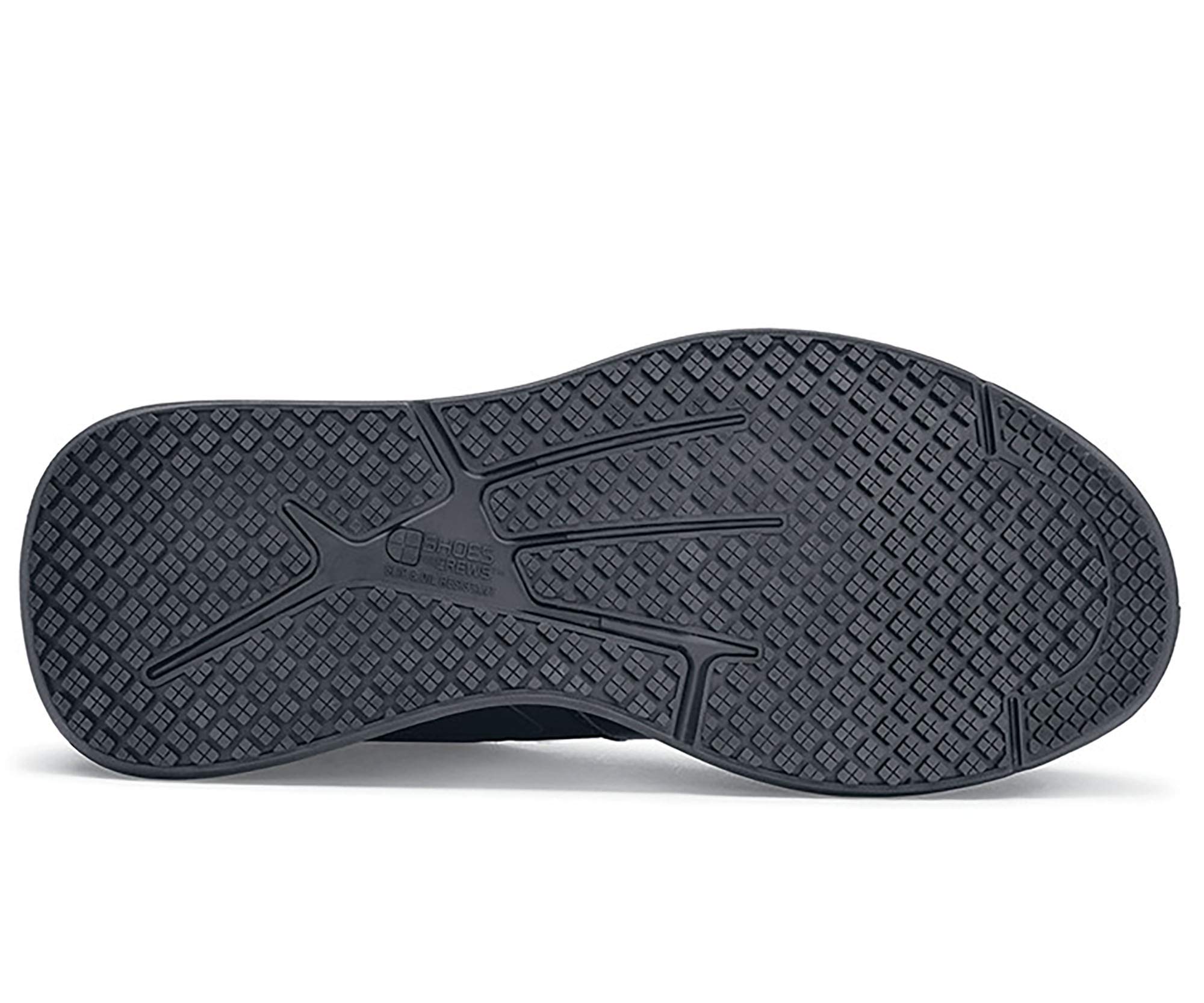 Shoes for Crews Falcon II, Women's Slip Resistant Work Shoes, Water Resistant, Black, Size 8.5