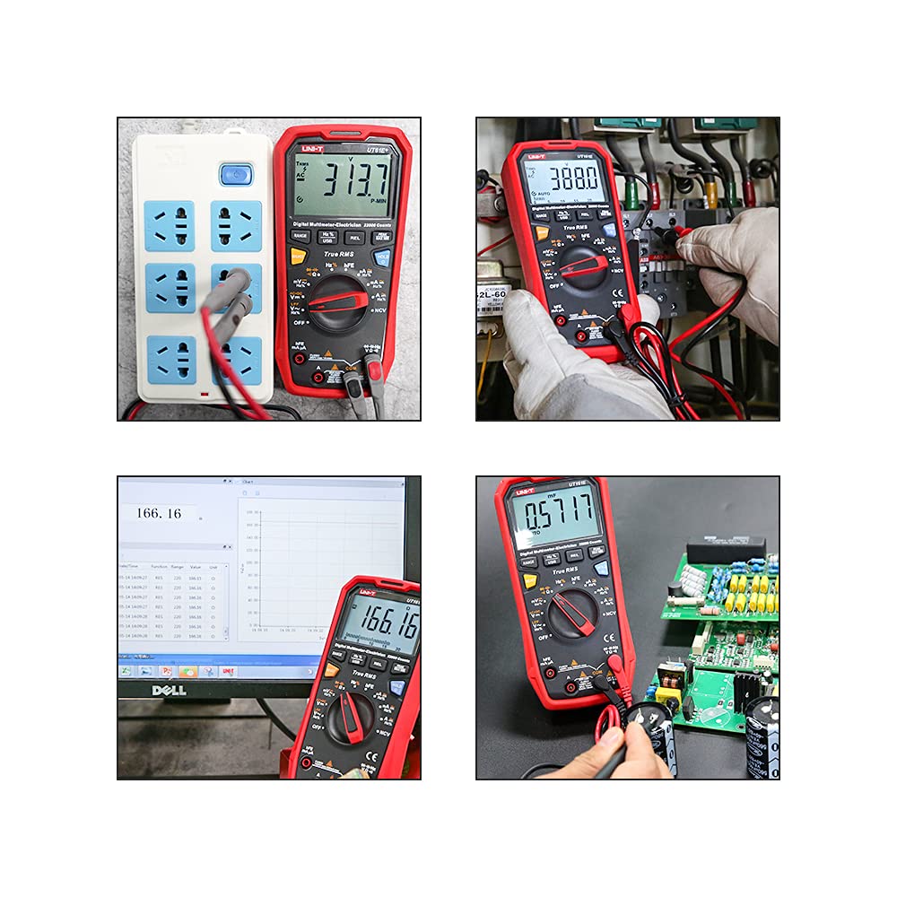 UNI-T Digital Multimeter UT61E True RMS 1000V AC DC 22000 Counts Multi Tester Volt Meter Ohmmeter Capacitence Tester