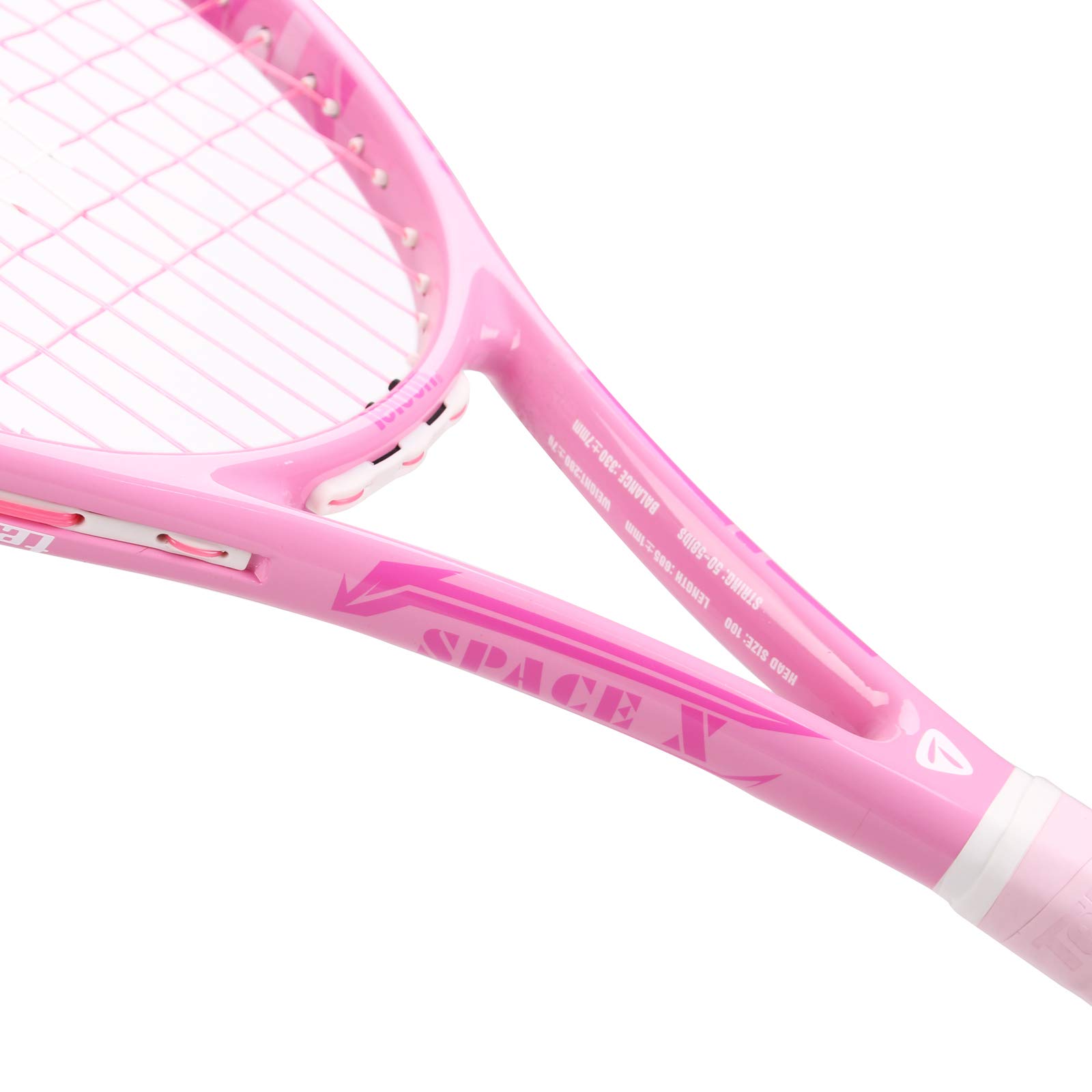 Teloon Space Tennis Rackets for Adults (Pink)