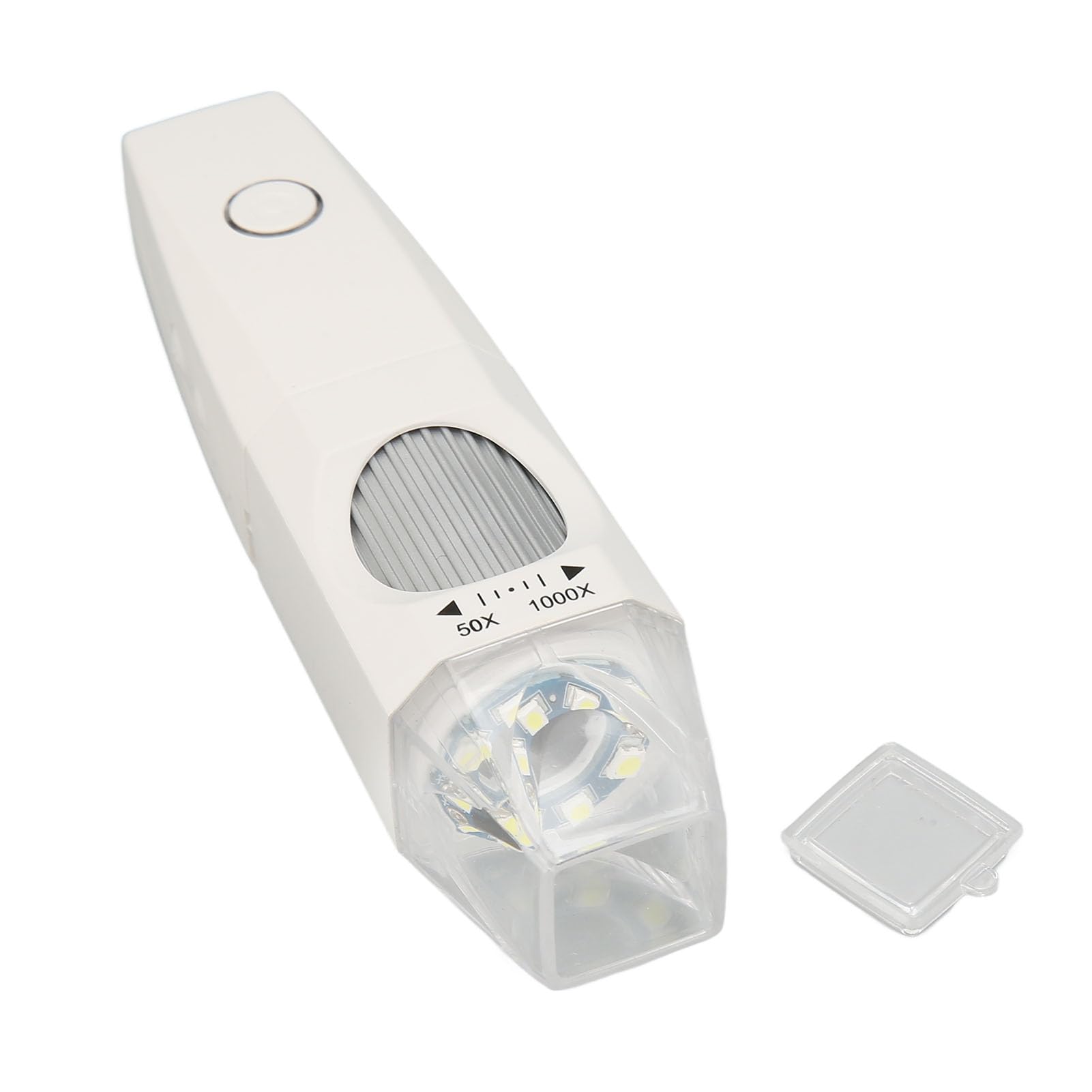 WiFi USB Digital Microscope Digital Magnifier HD 1080P 50X to 1000X Magnification Camera, Built in 8 LED Lights with Stand for Phone PC Notebook(White)