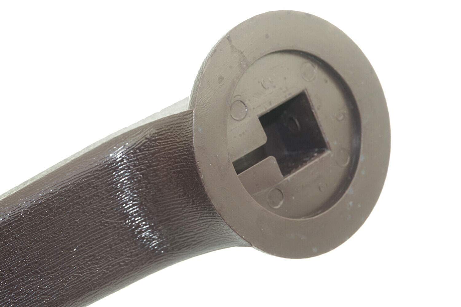 Universal Brown Plastic Sofa Chair Recliner Release Pull Handle Replacement Parts, 5/8" Lever Square Hole Foot Rest Release Right/Left Hand，fits More Brands Recliner Handle and Furniture