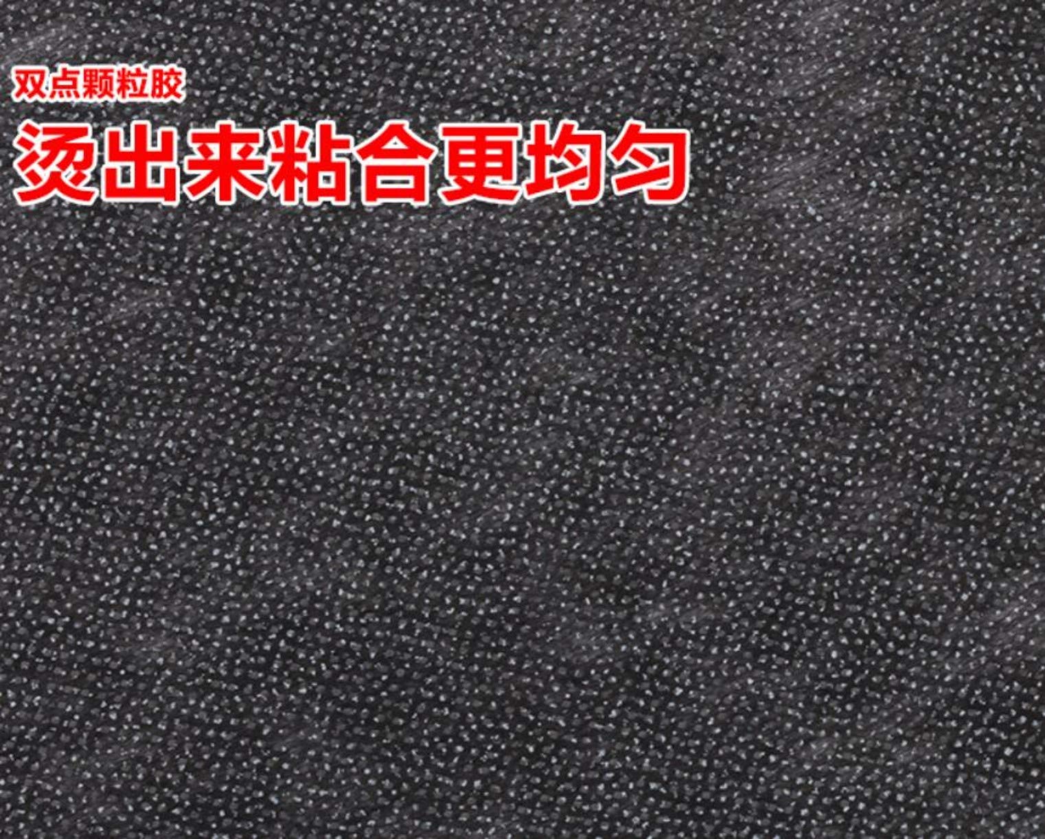 WellieSTR ( Black 5.5 Yards Iron on Interfacing Non-Woven Light Weight 40" Wide Single-Sided Fusible Shipped for DIY Ideas