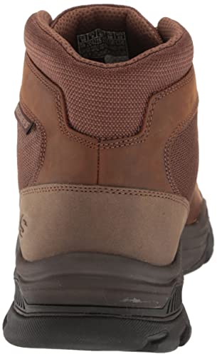 Skechers USA Men's mens Hiking Boot, Brown, 8.5 US