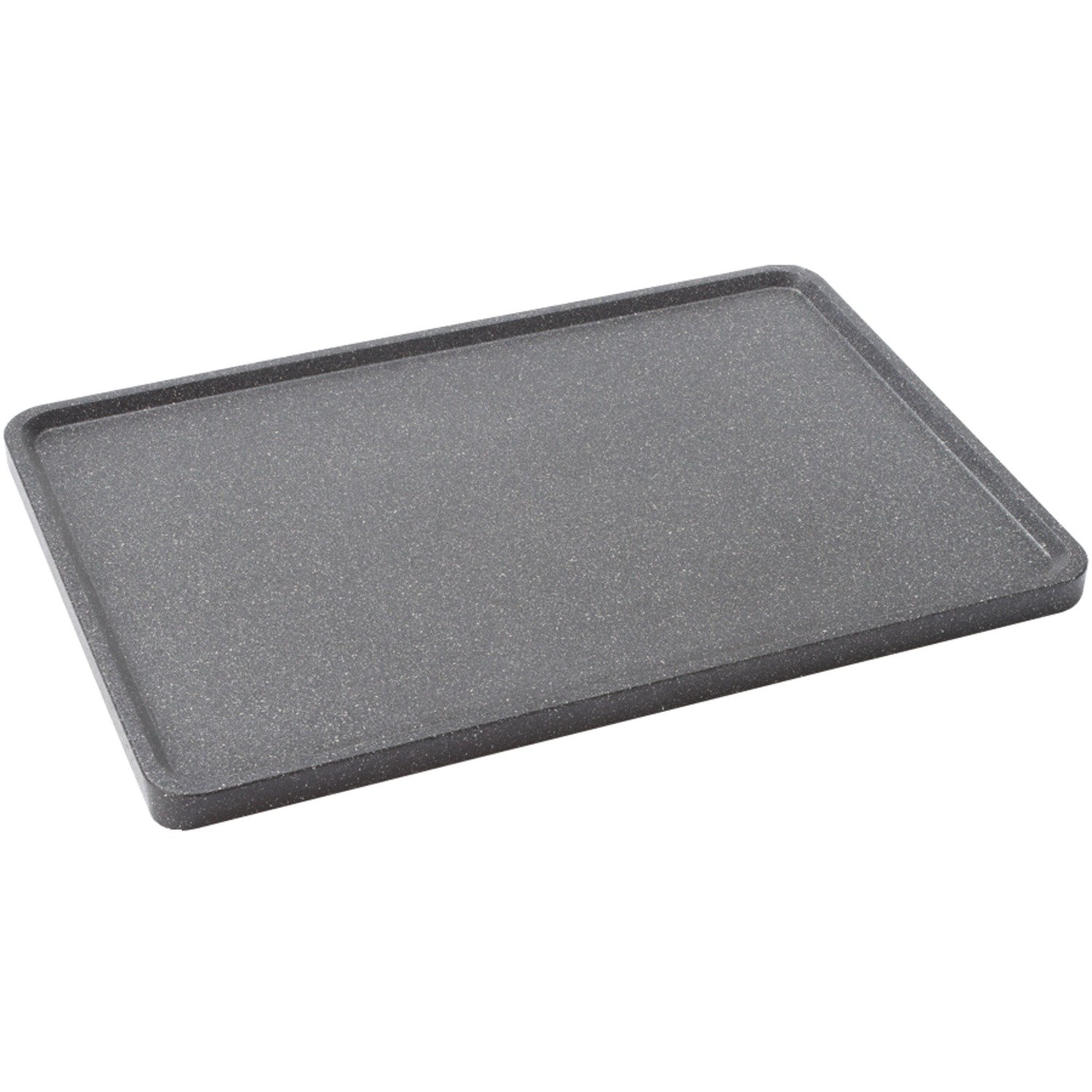 THE ROCK by Starfrit 17.75" Reversible Grill/Griddle Pan, Black
