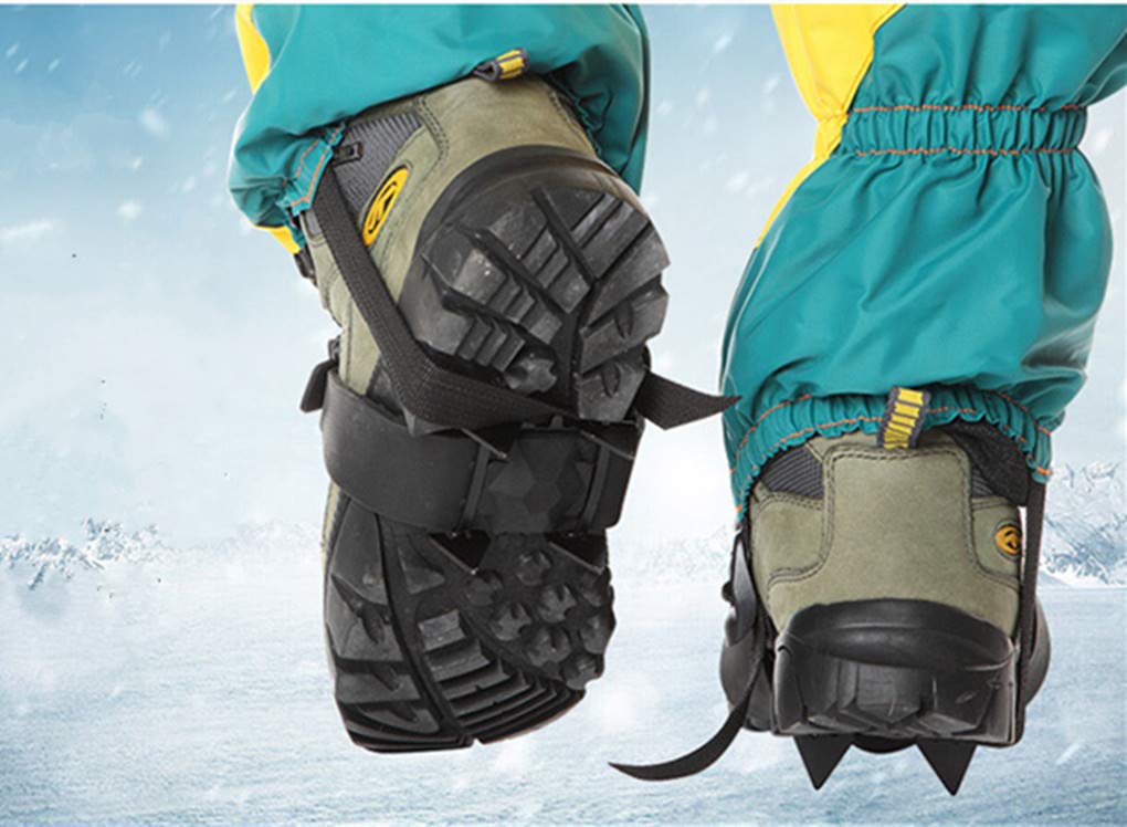 Toasis Ice Claws Snow Grips Spikes Crampons Traction Cleats for Shoes Boots
