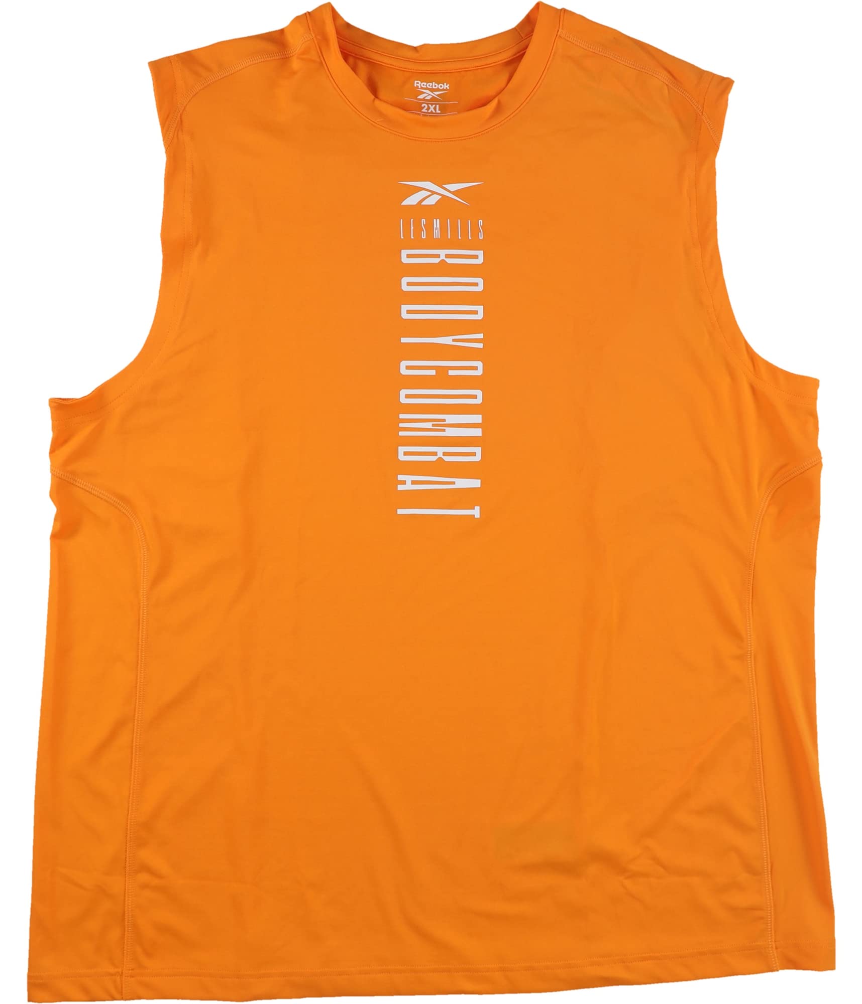 Reebok Les Mills Bodycombat Muscle Tank, High Vis Orange, 2XL