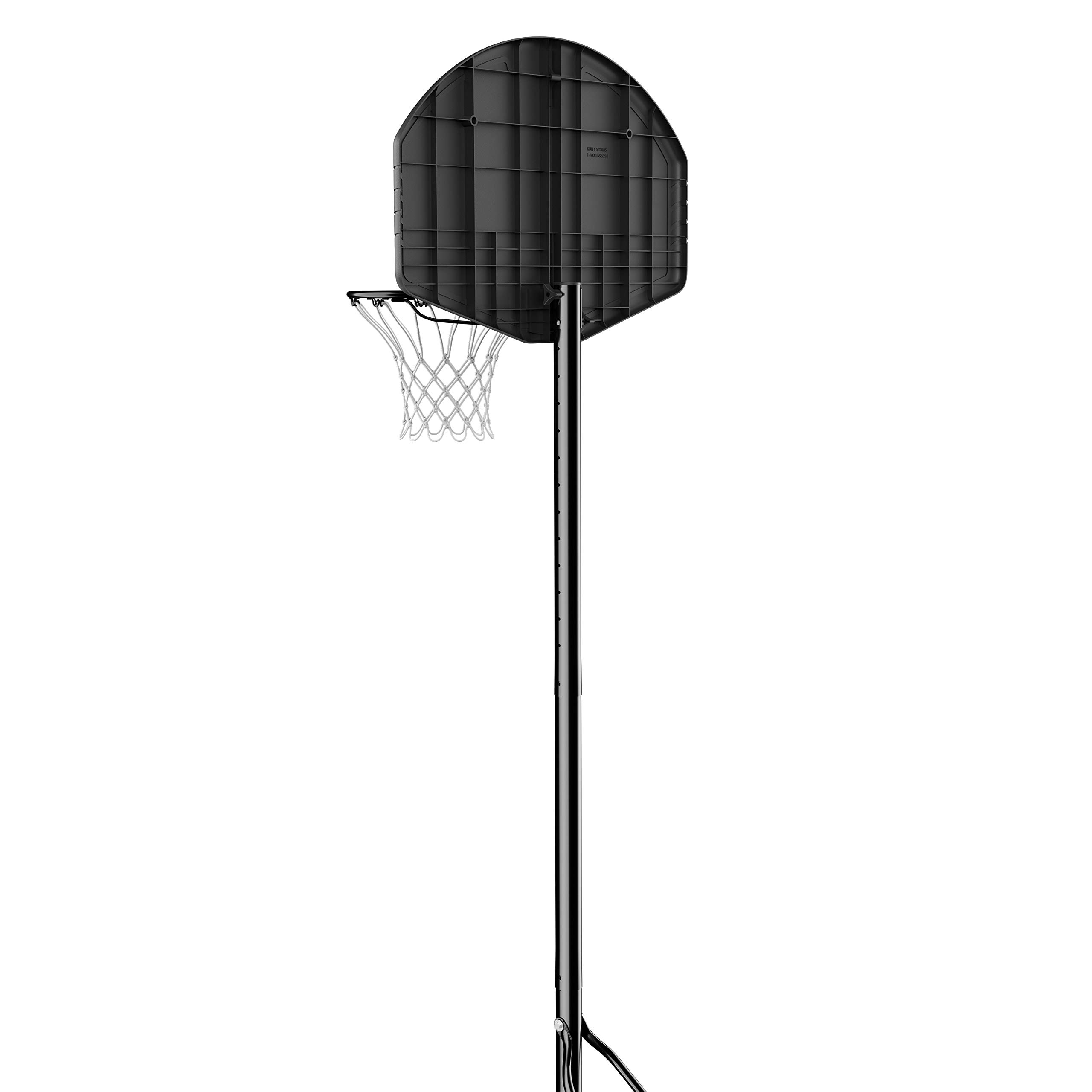 Spalding 32" Rookie Gear Eco-Composite⢠Telescoping Portable Basketball Hoop