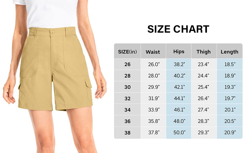 Women's Hiking Pants Water-Resistant Quick Dry UPF 50 Travel Camping Work Pants,6061 Khaki 36/US 16