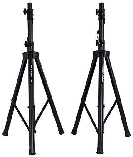 Rockville RPG152K Dual 15" Powered Speakers, Bluetooth+Mic+ Stands+Cables
