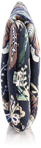 Vera Bradley Women's Cotton Double Glasses Case, Java Navy Camo - Recycled Cotton, One Size