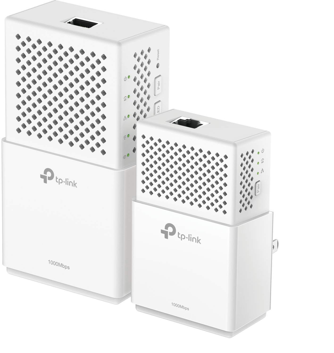 TP-Link AV1000 - TL-WPA7510 KIT Powerline Wi-Fi Extender Gigabit Port, Noise Suppression Design, Plug & Play, Power Saving (Renewed)