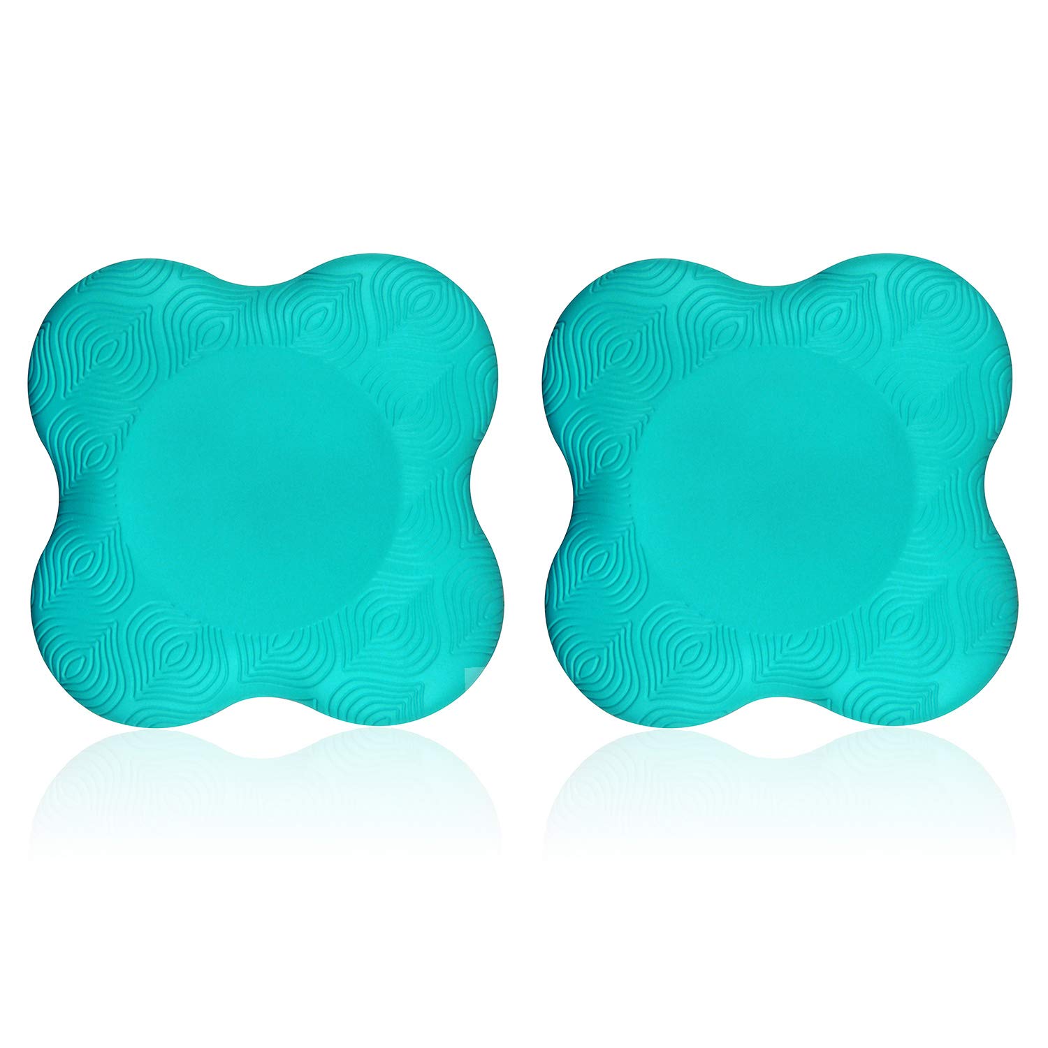 SparkSong Yoga Knee Pad Support for Yoga and Pilates Excercise, Cushion for Knees,Elbow and Head（ 2 packs） (green)