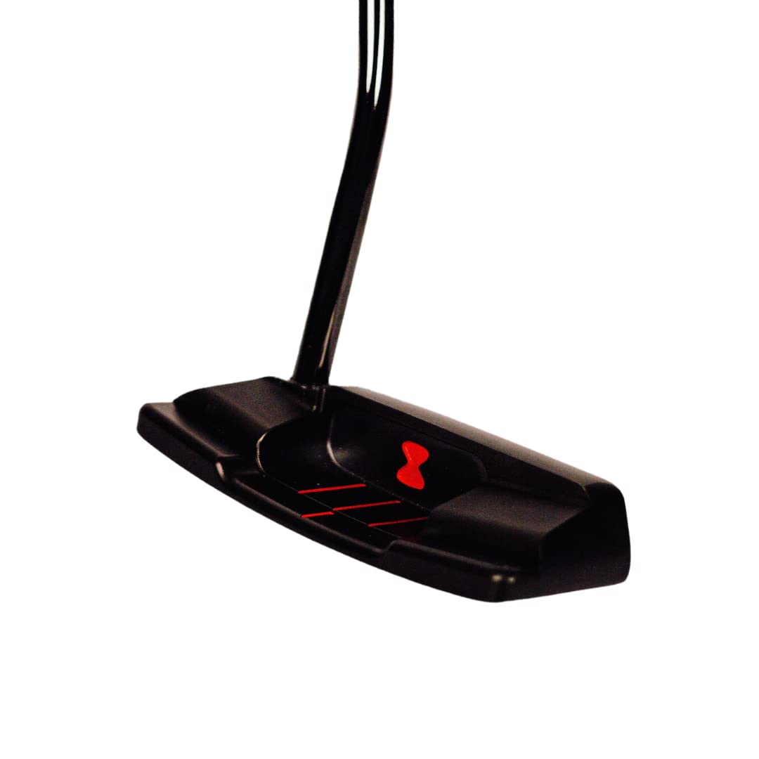 The Fatty - 100% Milled Premium Squareback Golf Putter - Black Widow Golf (Right, 35)