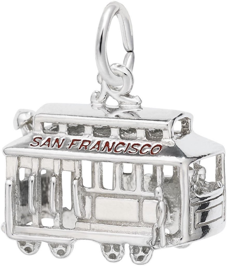 Sterling Silver San Francisco Cable Car Charm