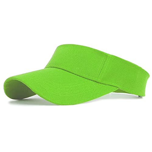 Unisex Sports Sun Visor Hats Open Top Bingo Run Visors Hat for Tennis Golf Travel Summer Beach Pool (Set 2, 5)