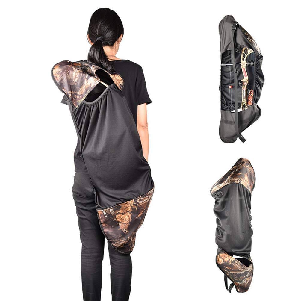 UNISTRENGH Compound Bow Bag Archery Bow Storage Case Backpack Outdoor Portable Universal Bow Carrier Holder for Men Women (Camouflage)