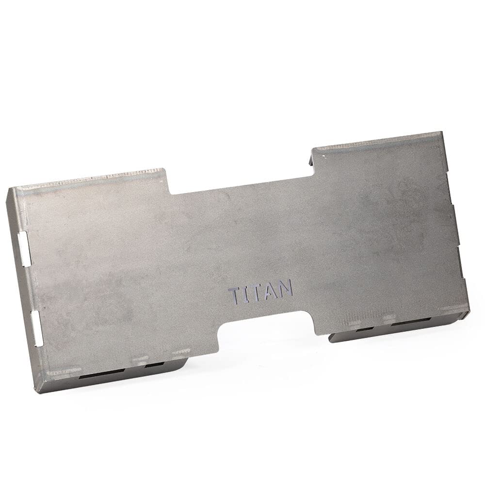 Titan Attachments 3/16in Universal Quick Tach Mount Plate, Thick Plate Attachment, Fits Kubota and Bobcat Skid Steers and Tractors