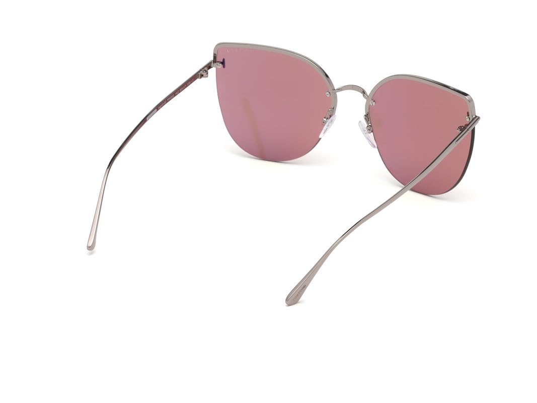 Tom Ford INGRID-02 FT 0652 Ruthenium/Pink 60/17/135 women Sunglasses